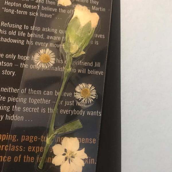 Forget Me Not Bookmark | Real Dried Flowers | Gift for Reader ...