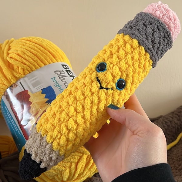 Sketch the Pencil Crochet Pattern - Etsy