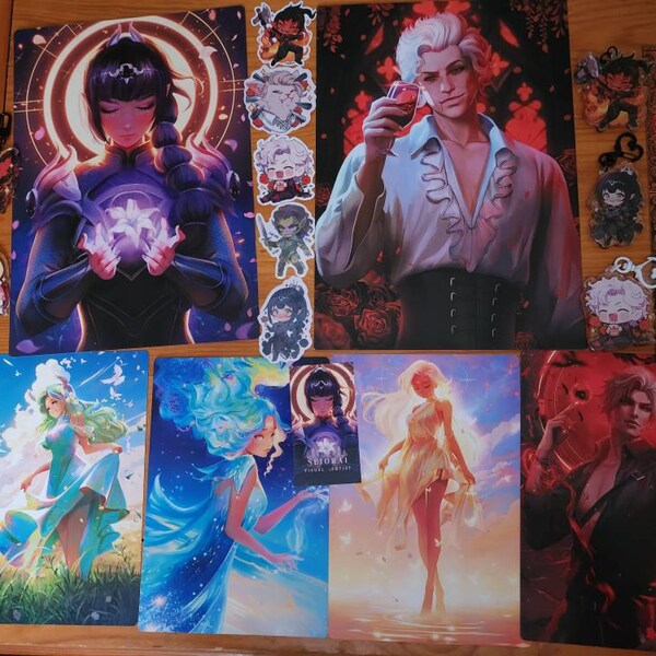 Baldur's Gate 3, Shadowheart Fanart Poster Print, Astarion, Karlach ...