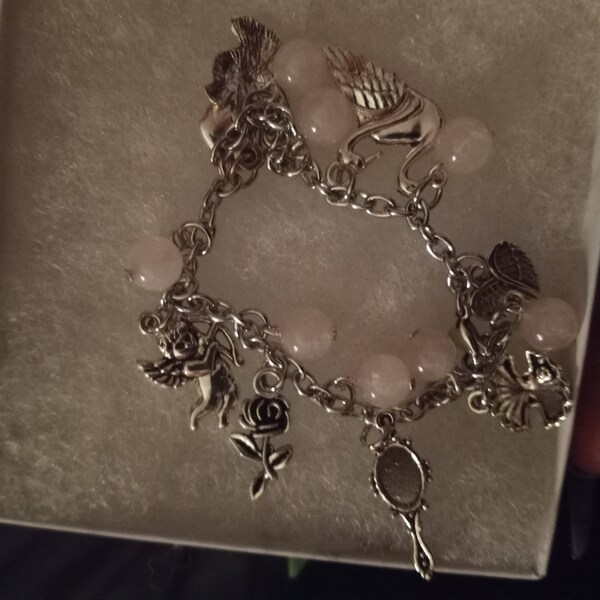 Aphrodite Charm Bracelet - Deluxe Version, Greek Mythology Jewelry ...