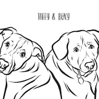 Labrador Side View Outline SVG/ Minimalist Dog Profile Line Art ...