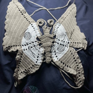 Crochet Butterfly Top Pattern | Etsy