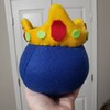 Terraria Inspired King Slime, Boss Fleece Pillow, Doll or Toy, Handmade ...