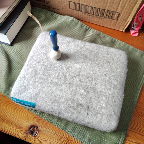 100% Natural Wool Needle Felting Mat, Pure Wool, Pad, Eco-friendly ...