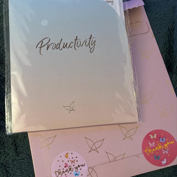 Productivity - Black Clear Print - Planner Stickers - Functional ...
