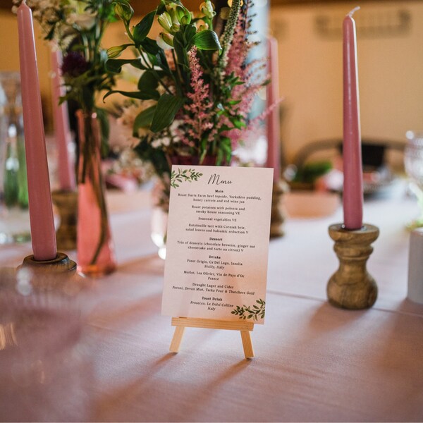 Personalised Wedding Table Seating Plan OR Welcome Sign, Seating Chart ...