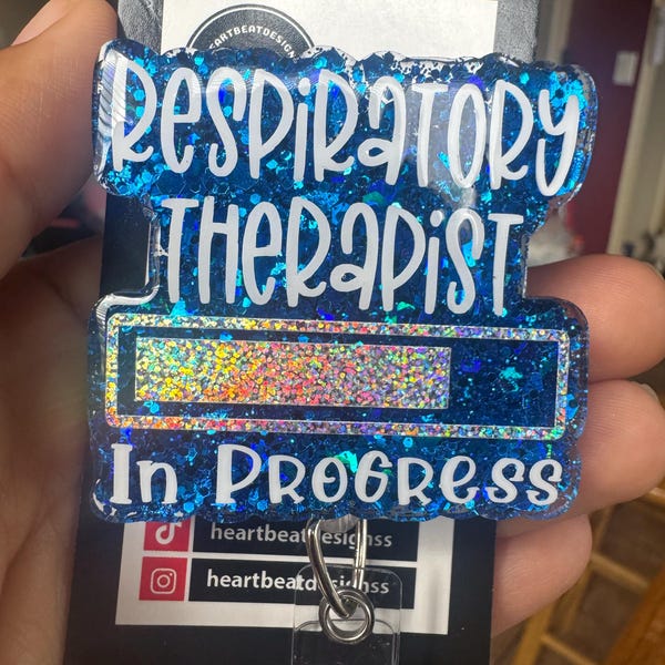 Respiratory Therapy Badge, Respiratory Therapist Badge Reel, RT Badge ...