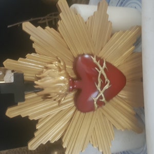 Sacred Heart of Jesus Plaque, Catholic Home Decor, Mural, Devotion - Etsy