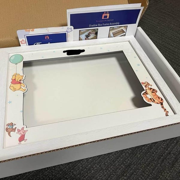 Handcrafted Deep Shadow Box Frames Celebrating Baby + - Perfect for ...
