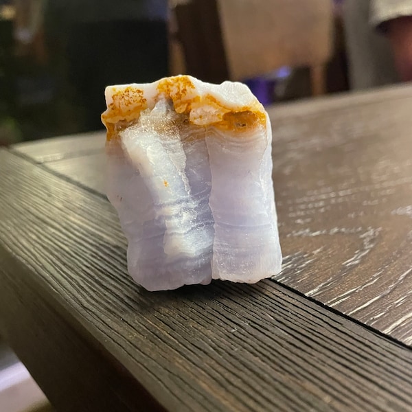 Raw Blue Lace Agate Stone - Rough Blue Lace Agate - Crystals and Stones ...