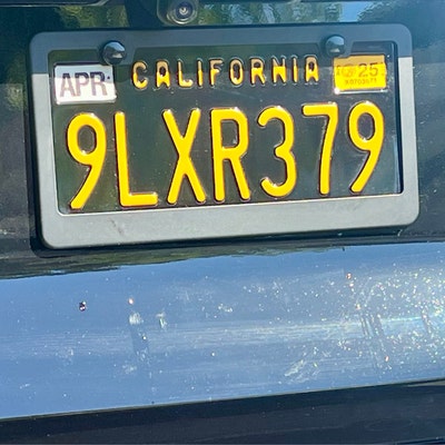 Custom California License Plate / Replica California License Plate Dmv ...