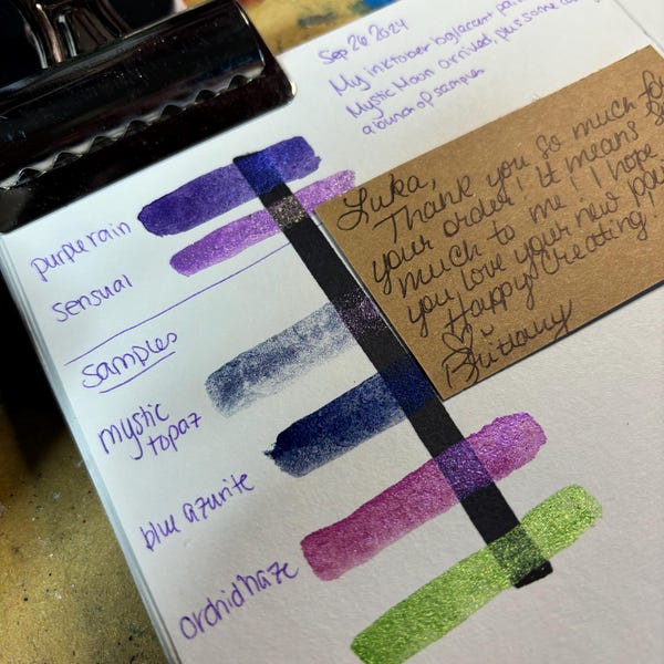 Handmade Metallic Watercolor Paint Pans in Shamrock - Etsy