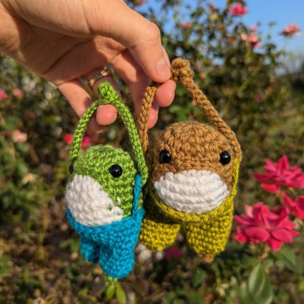 Crochet Frog & Toad Bag Friends Pattern PDF - Etsy