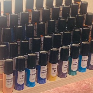 Wooden Display Rack Product Bottles of 13/16 Outer Diameter 3 Row ...