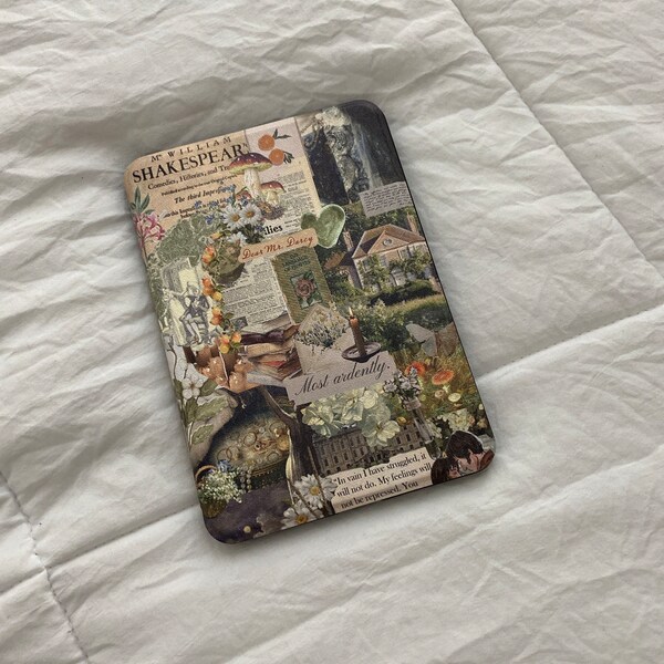 Old Newspaper Ledger Paperwhite Kindle Case for Kindle 10th 11th Gen ...