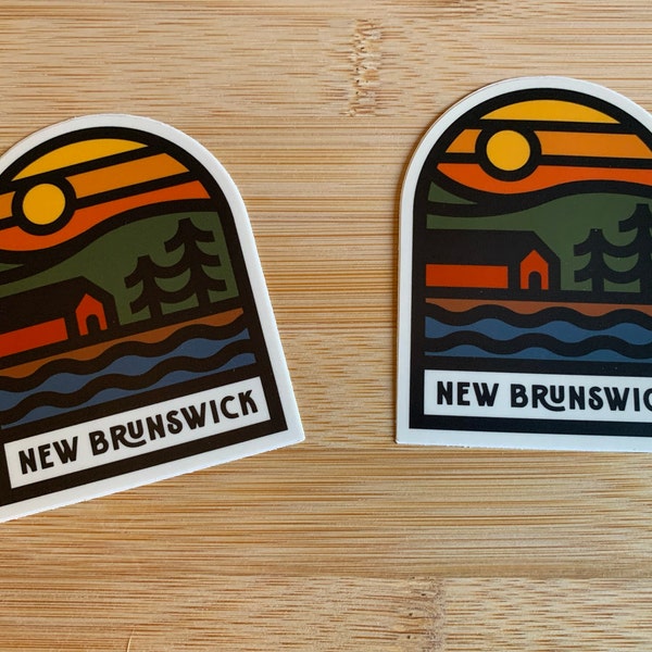 Canadian Provinces - Vinyl Stickers (new Brunswick PEI Nova Scotia Nfld ...