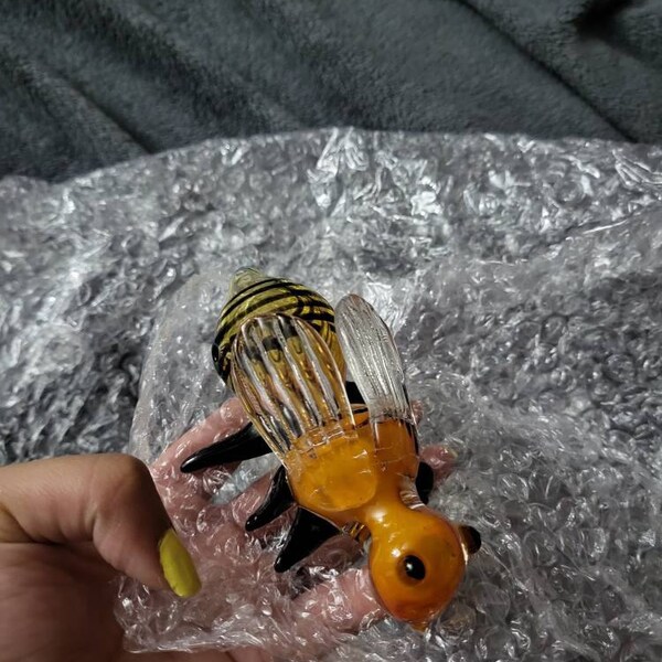 Bee Glass Pipe 5" - Etsy