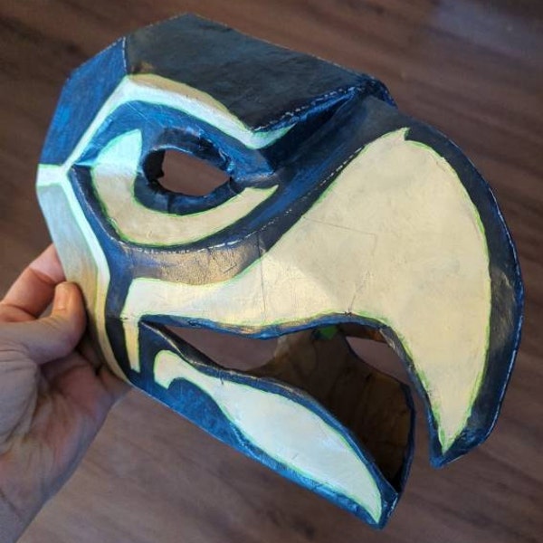 Bird of Prey/raptor Low Poly Mask Pattern for Cardboard or EVA Foam - Etsy