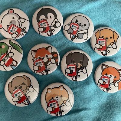 Blood Button, Magnet, Veterinarian, Doctor, Nurse, Stocking Stuffer ...