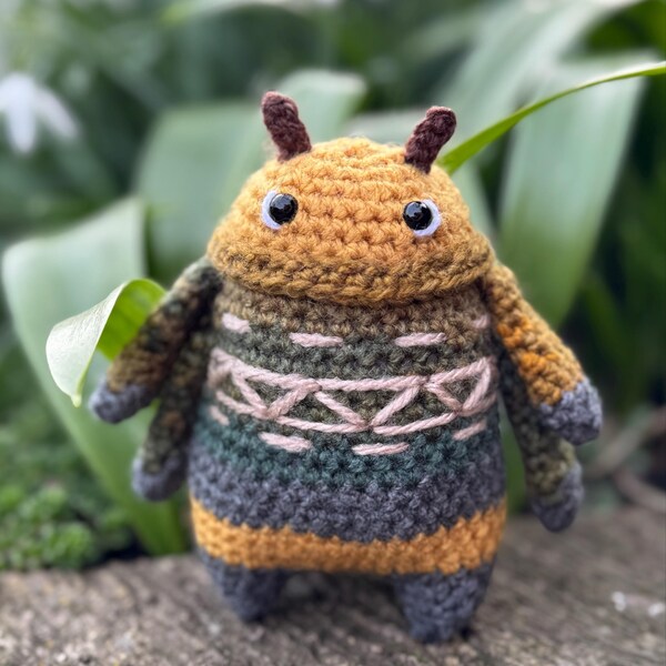 Bonnie the Bee Crochet Plushie Doll Pattern: Bug Mods Base (digital PDF ...
