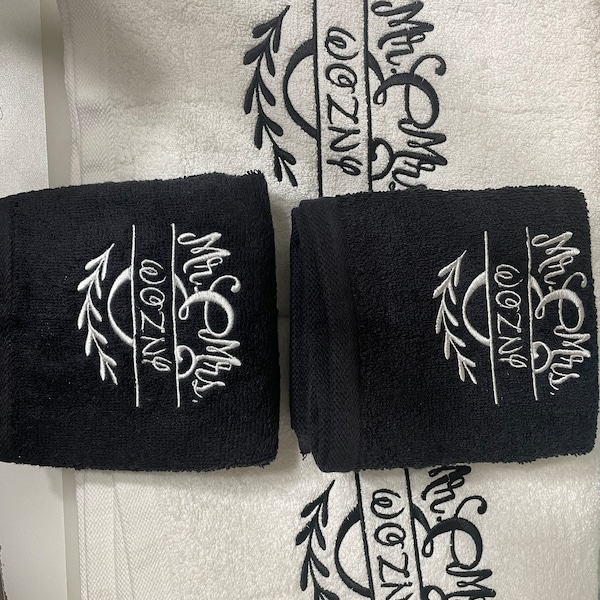 Mr & Mrs Split Machine Embroidery Design, Wedding Embroidery Designs ...