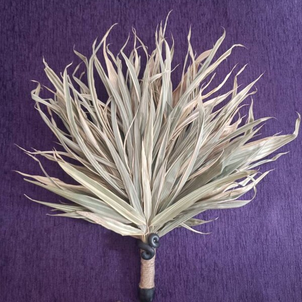 Handmade Chakapa Leaf Shamanic Rattle Whit Malachite, Italian Healing ...