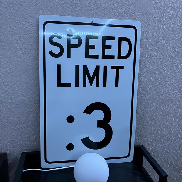 Speed Limit Sign, Custom Speed Limit Street Sign, Pick Your Speed, 10 ...