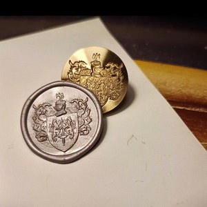 Family Crest on the Sealing Wax Press - Etsy