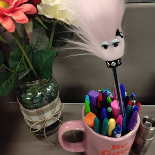 4 Fuzzy Pencils - Stocking Stuffer - Retro Gift - Valentine Gift - Fun ...