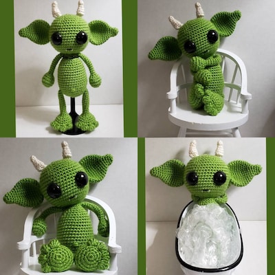 Goober the Goblin crochet PATTERN PDF ONLY - Etsy
