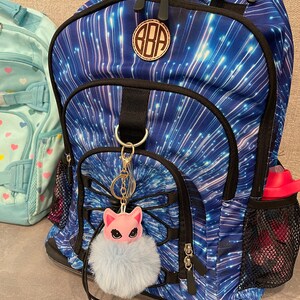 Square Leather Patch Monogram Leather Patch Backpack | Etsy