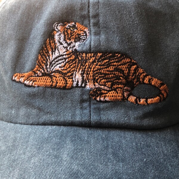 Tiger Embroidered Hat, Baseball Cap, Dad Hat, Mom Cap, Wildlife, Nature ...