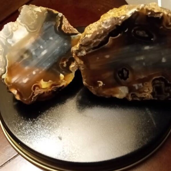Natural Raw Agate, Moss and Flower Agate, 18 Pieces Agate, Dendritic ...