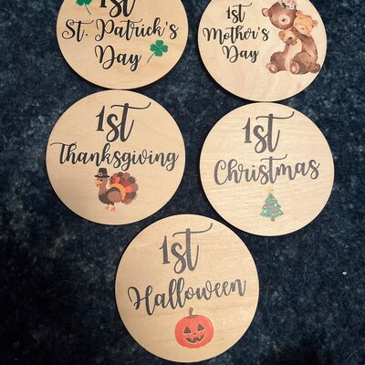 Wolf Birth Stat Sign Round Wood Birth Stat Sign Wilderness - Etsy