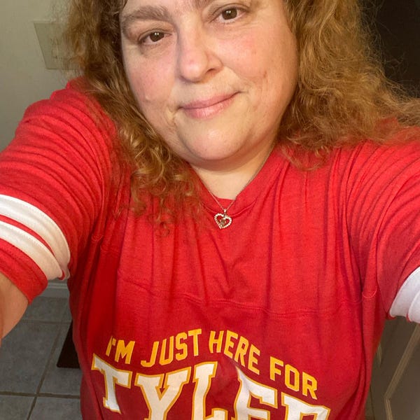 I'm Just Here for Tyler Hynes Striped T-shirt Holiday Touchdown ...