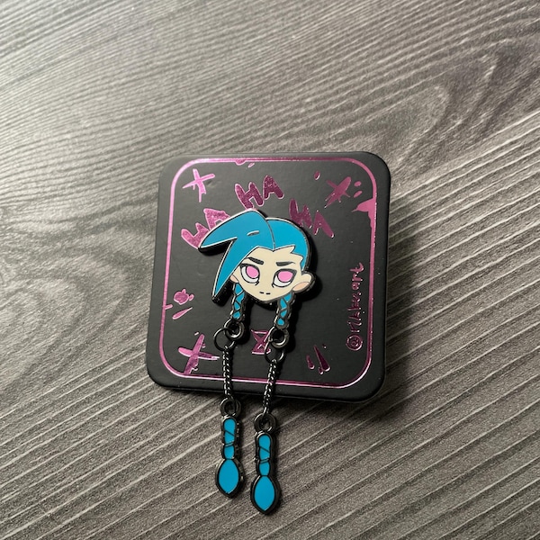 Jinx and Vi Mini Pins | Arcane | Enamel Pin - Etsy