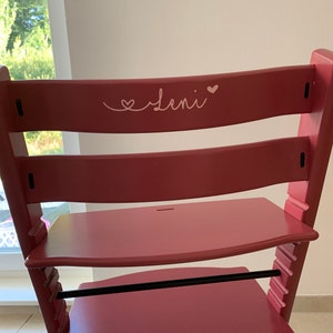 High chair stickers name stickers individual | Etsy