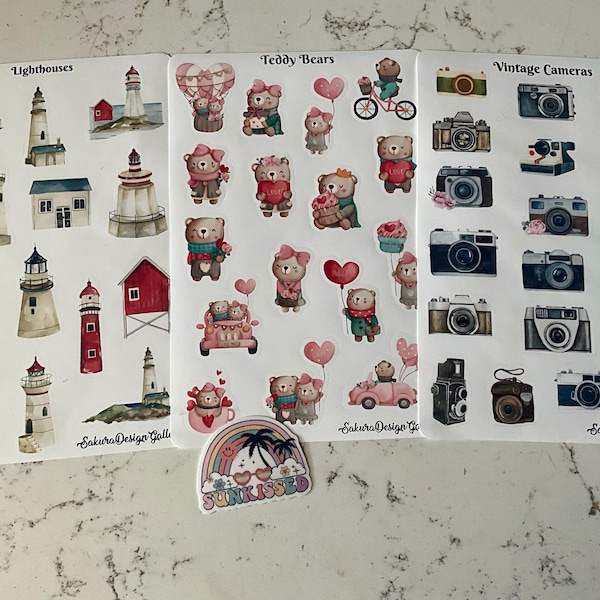 Archeology Sticker Sheet, Archeologist Stickers, Journal Stickers ...