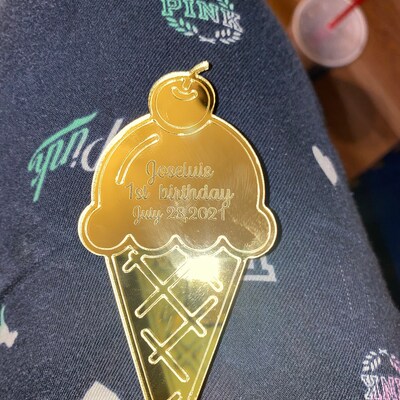 Ice Cream Cone Magnets, Personalized Birthday Favors, Personalized ...