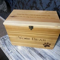Personalized Keepsake Box -dog Keepsake Box -cat Keepsake Box -pet ...