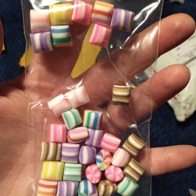 6 Assorted Color Small Pillow Mint Candies, Starlight Mint Candy ...