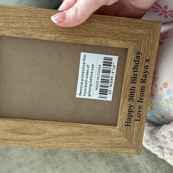 Personalised Cake Topper Multicoloured Acrylic Happy Birthday Wedding ...