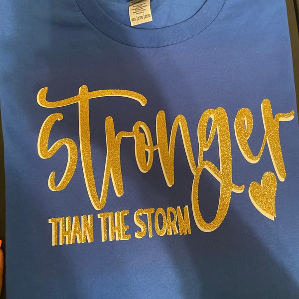 Stronger Than the Storm Svg, Inspirational Svg, Motivational Svg ...