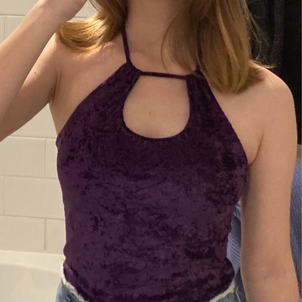 Keyhole Halter Top Sewing Pattern Size Eu 34-44 (XS-L) PDF - Etsy