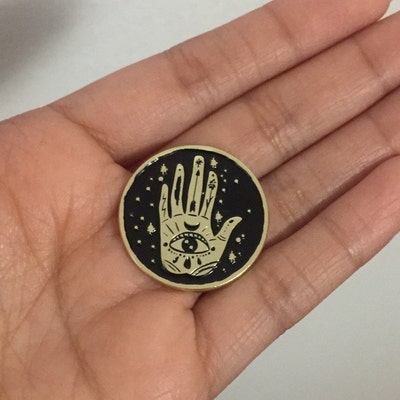 Boho Hand Pin Super Awesome Custom Soft Enamel Pin. Cute - Etsy