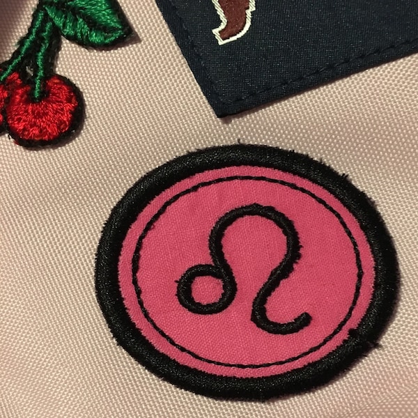Zodiac Leo Merit Badge, Patch! Any Color Combo, Custom Made! - Etsy
