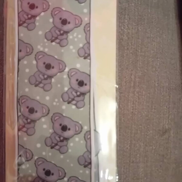 Koala Bookmarks | Illustrated Bookmarks | Bear Bamboo Bookmarks | Cosy ...