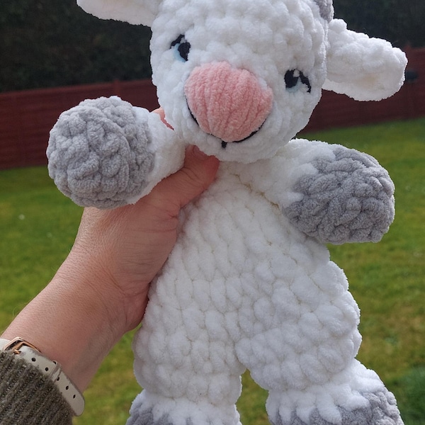Crochet Baby Goat Lovey Pattern – Greta, No-sew Amigurumi (PDF Pattern ...
