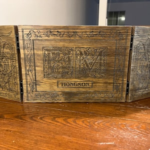 Dungeon Master Screen Wooden RPG Screen Gift Dnd Gift Table Top Games ...