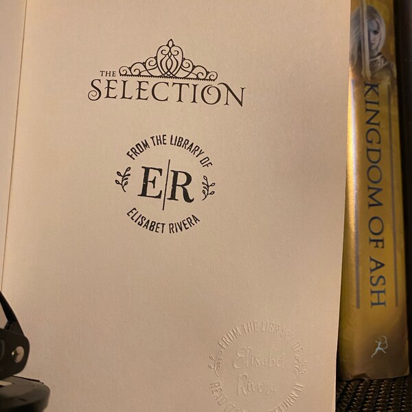 Custom Book Stamp | This Book Belongs to | From the Library of ...